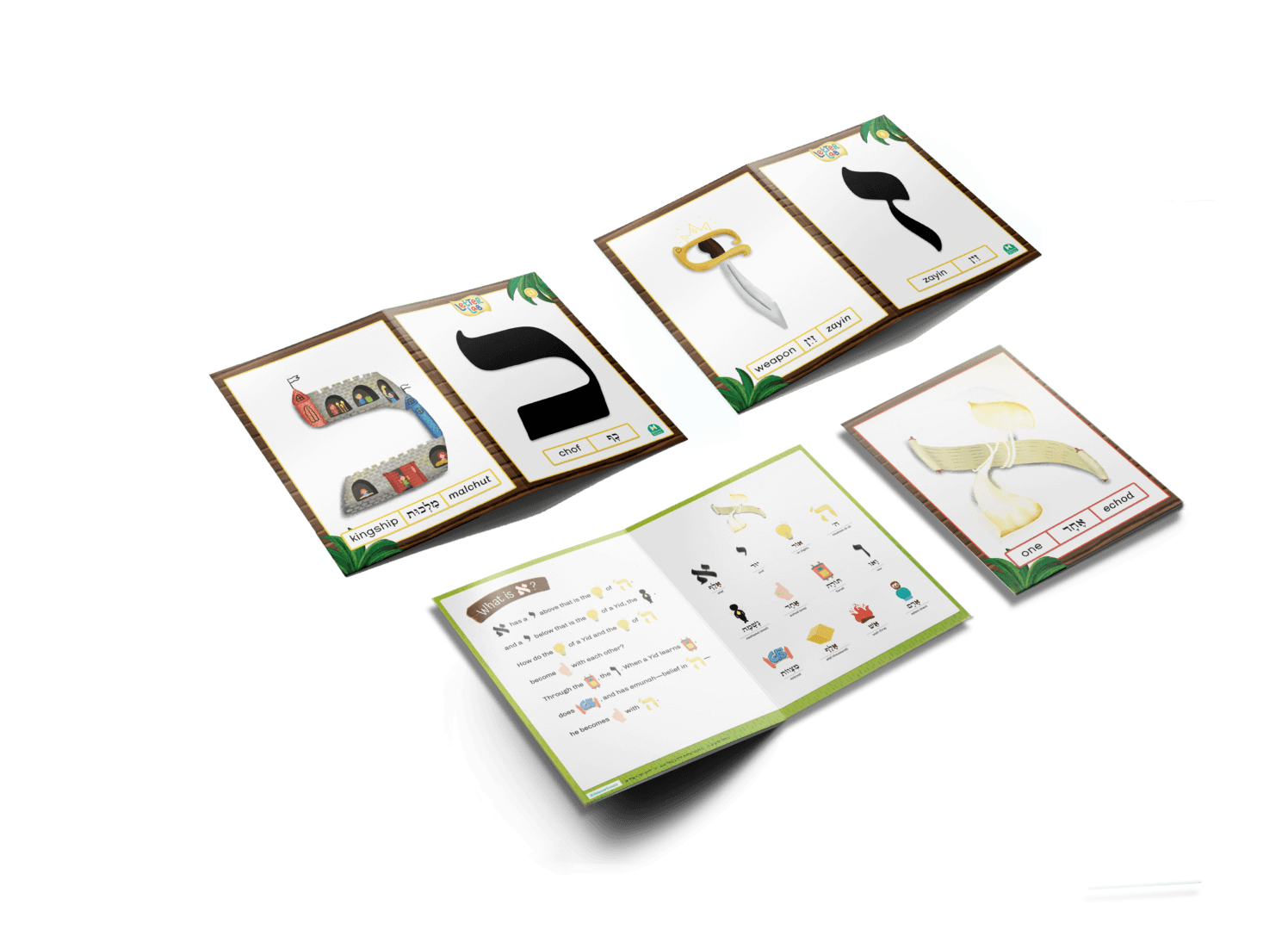 Alef Bet Discovery Cards: Illustrated Hints and Stories (GEMS F ...