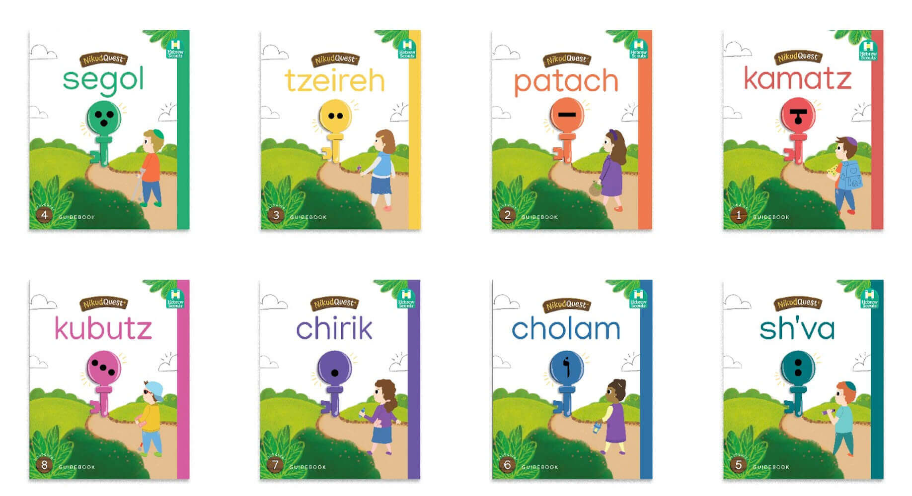 NikudQuest Student (Worksheets) Guidebooks | Hebrew Scouts