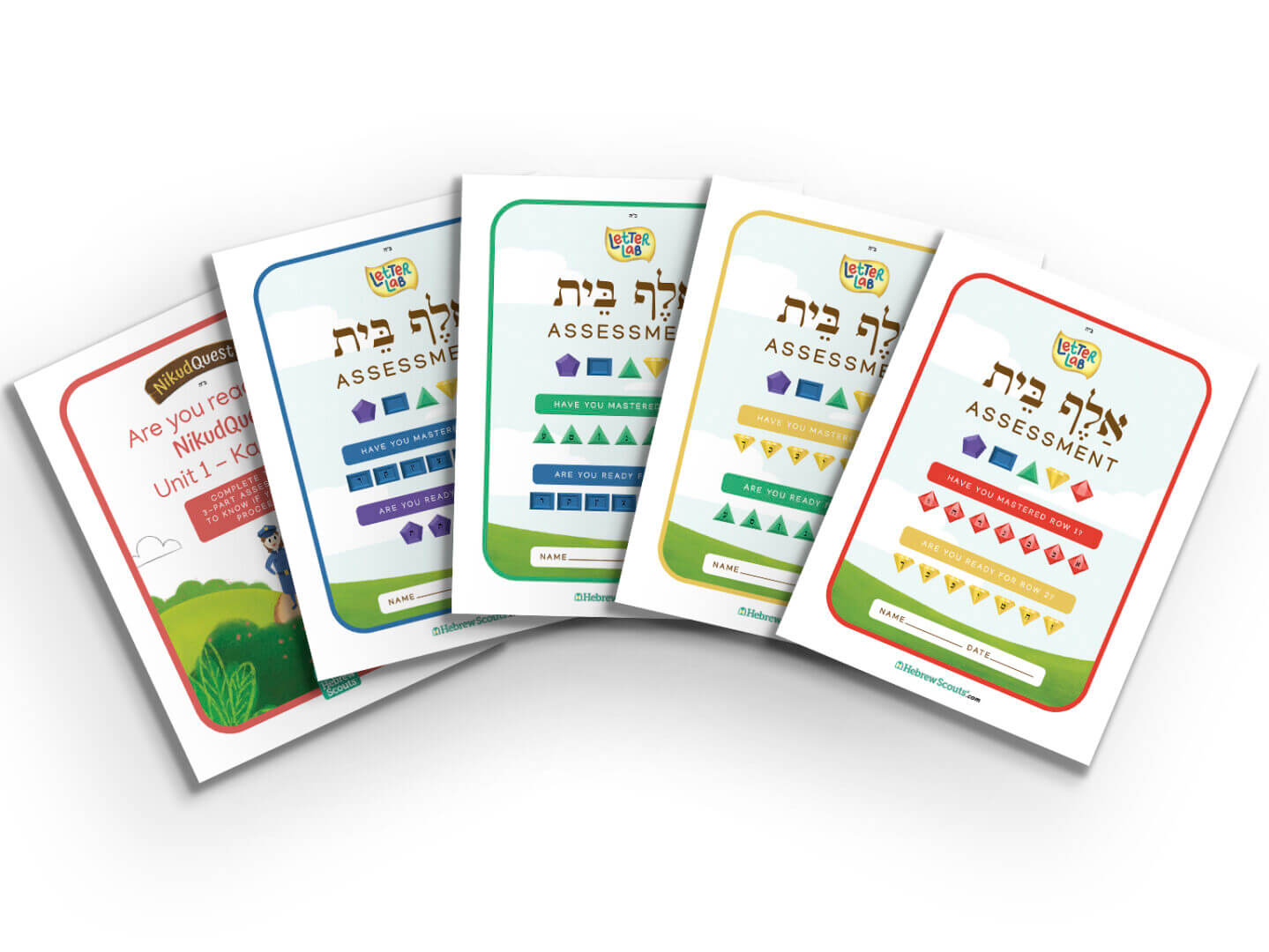 Intermittent & Final Assessments for Alef Bet/ Download | Hebrew Scouts
